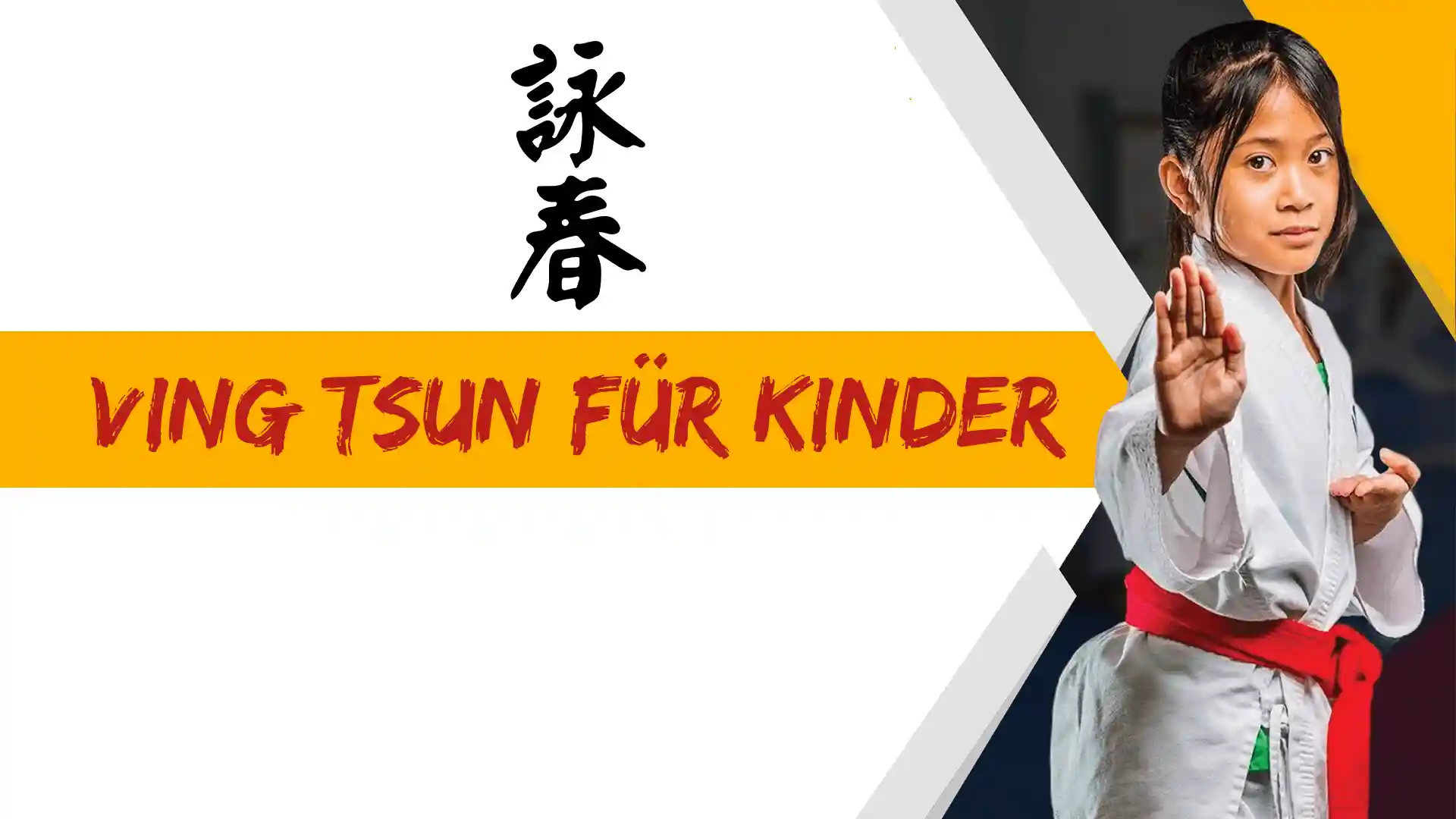 Ving Tsun für Kinder - Ving Tsun Selbstverteidigung